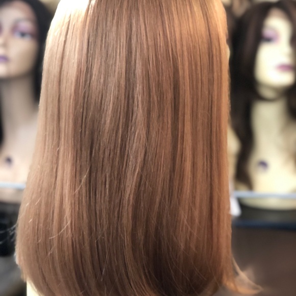 Accessories | Irish Copper Rust Baby Hair Prepluck Bob Lace Wig | Poshmark